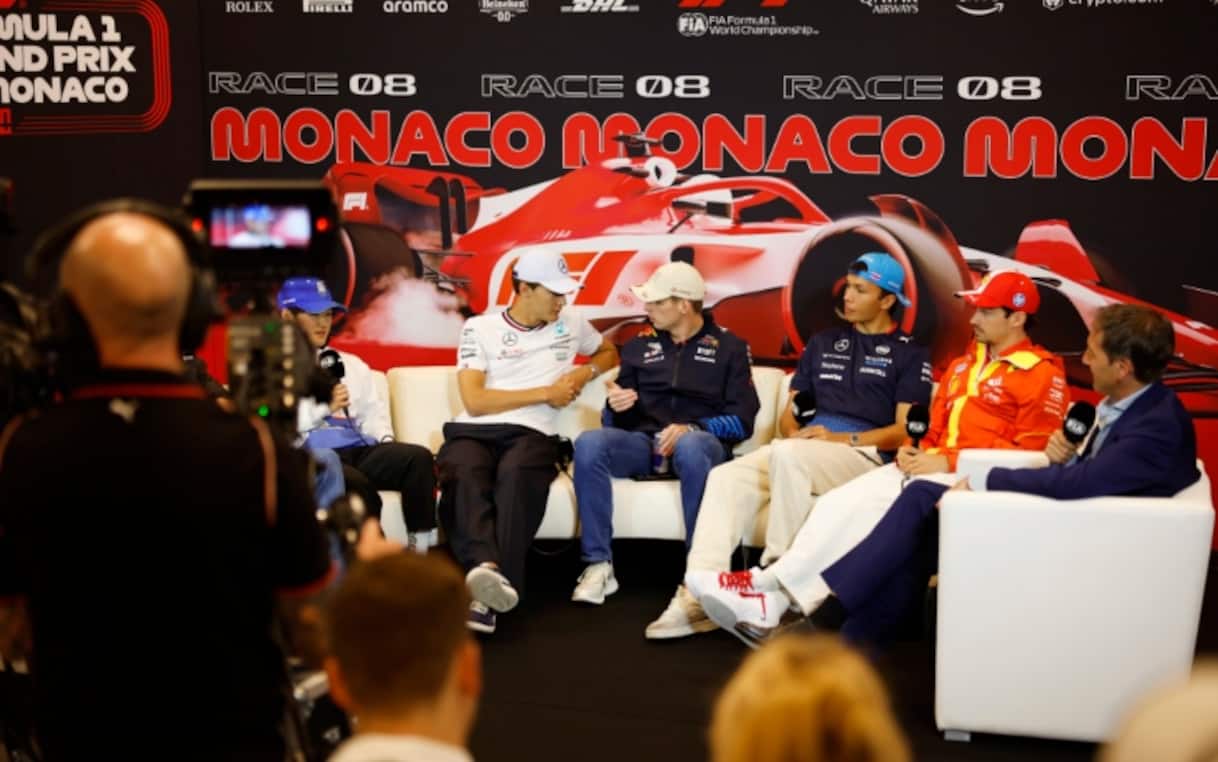 Formula 1 a Monaco: tutta la conferenza piloti con Leclerc e Verstappen ...