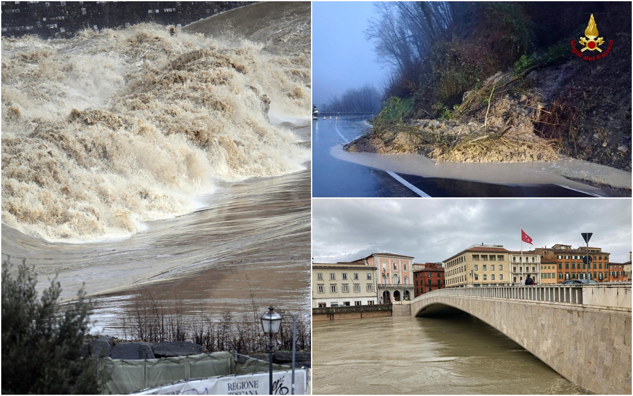 Alluvione in Toscana, i danni del maltempo da Firenze a Pisa. | Sky TG24