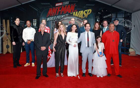 Los Angeles, l'anteprima di 'Ant-Man and the Wasp'. FOTO | Sky TG24