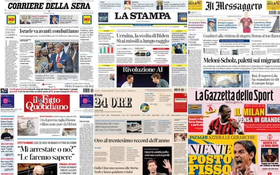 Le prime pagine dei quotidiani di oggi 27 settembre | la rassegna stampa