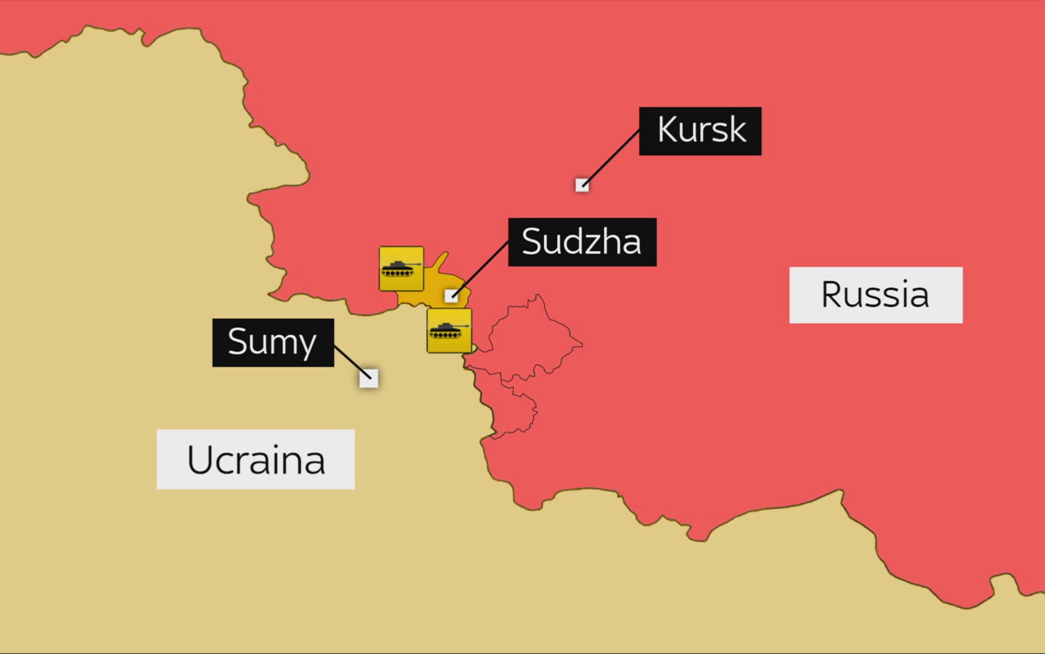 Guerra Ucraina, l'esercito di Kiev nel Kursk: le mappe della regione in Russia | Sky TG24