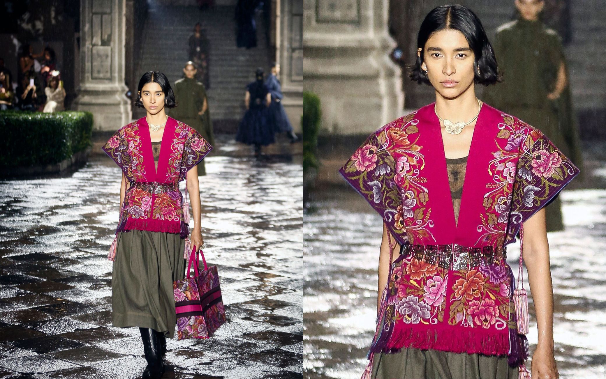 La sfilata Dior Cruise di Maria Grazia Chiuri dedicata a Frida Kahlo. FOTO