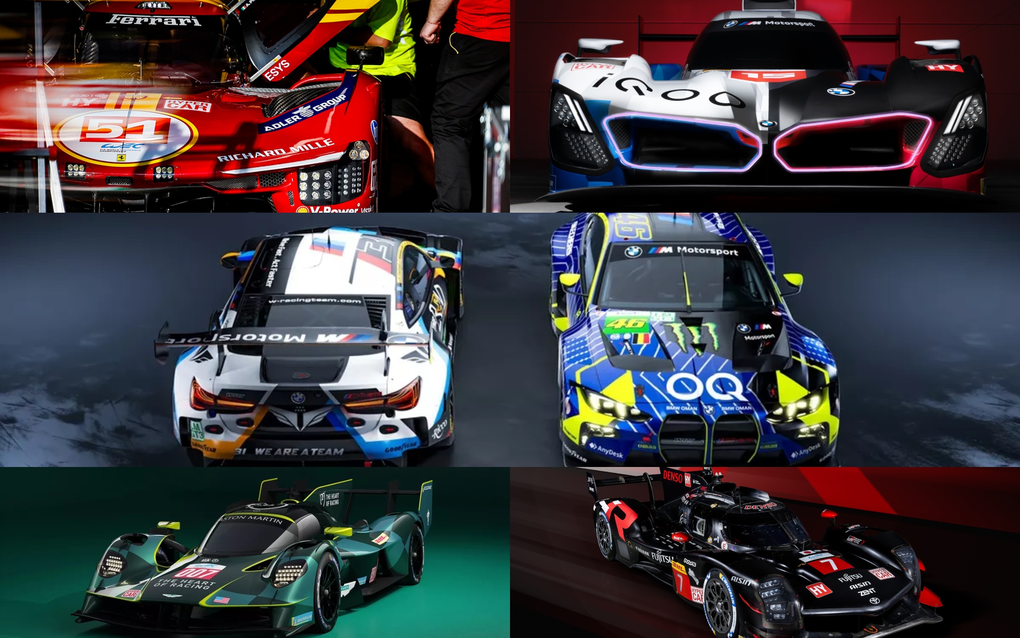 Wec 2025, livree hypercar: dalla Ferrari 499P alla Bmw di Valentino ...