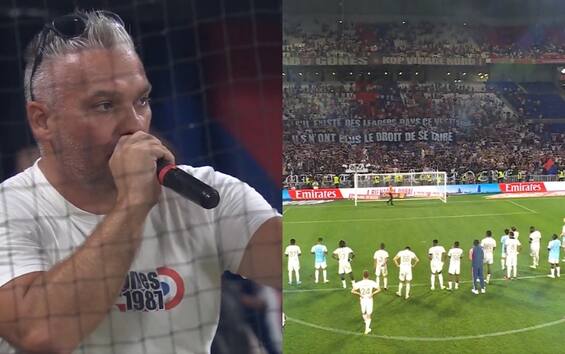 Lione, il capo ultras parla ai giocatori dopo il ko col Psg | Sky Sport