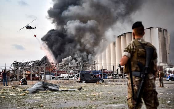 Beirut, un militare italiano ferito in seguito alle esplosioni di oggi