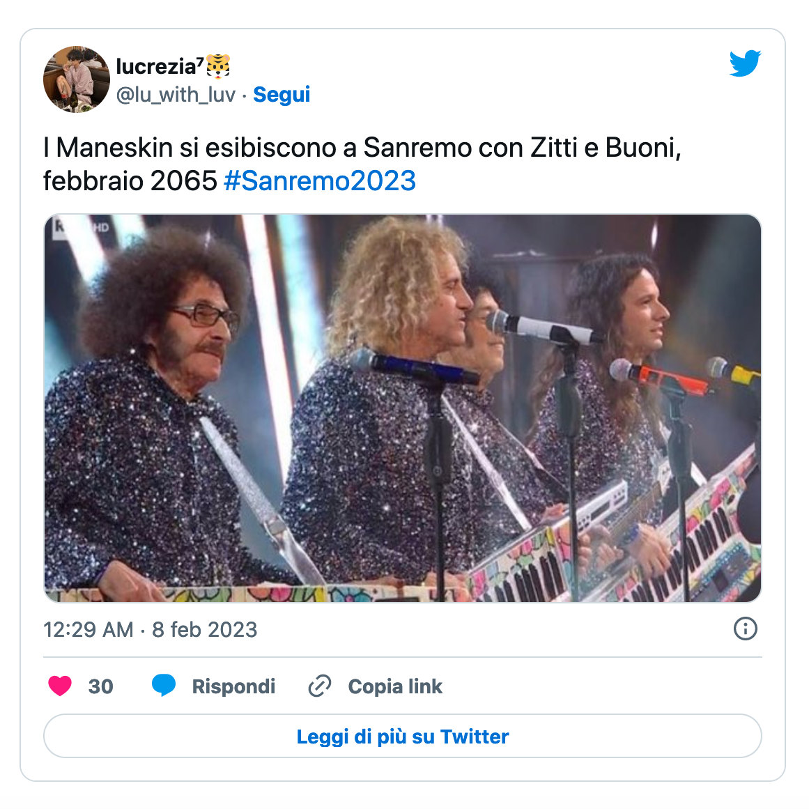 Sanremo 2023, i meme più divertenti sulla prima serata del Festival ...
