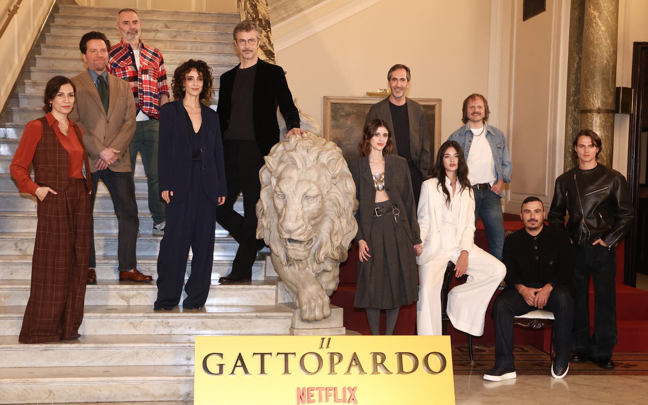 Il Gattopardo, il cast della serie Netflix a Roma per un photocall in una location speciale ...
