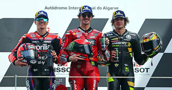 MotoGP, dominio Italia al GP Portimao: 5 moto nei primi 5 posti. Numeri ...