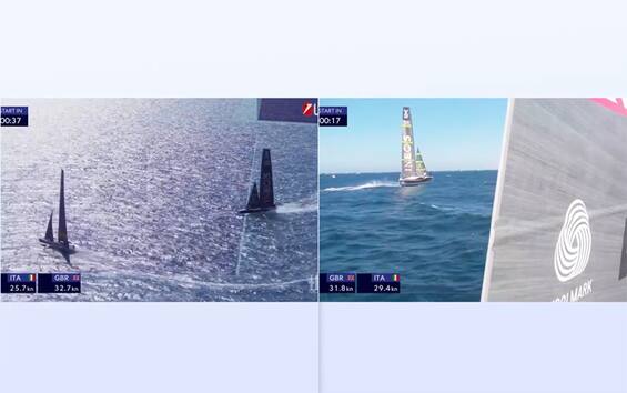 Vela Luna Rossa-Ineos, l'analisi delle partenze delle due regate di ...