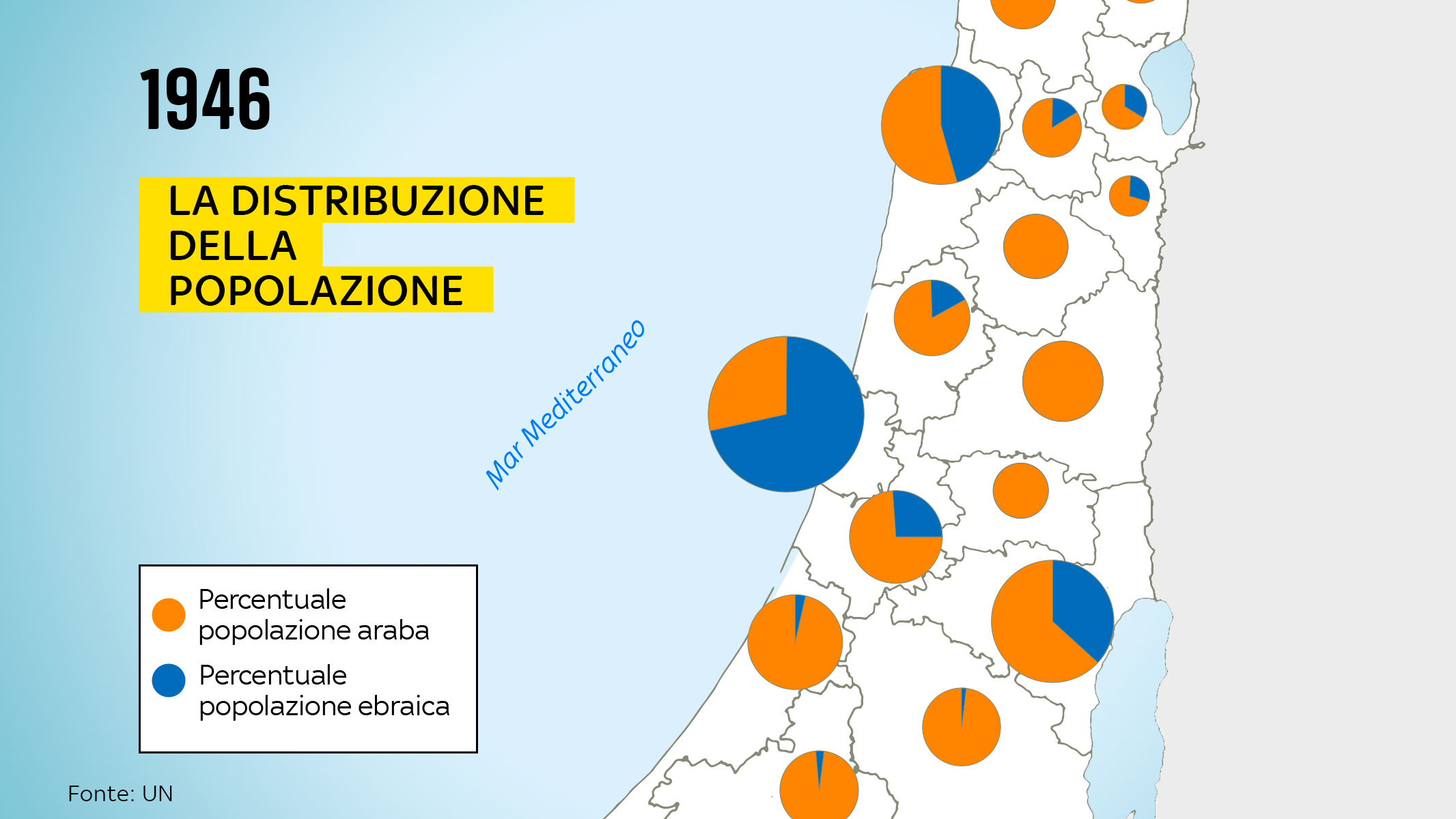 Guerra Israele Palestina, la storia della Striscia di Gaza in breve. MAPPE | Sky TG24