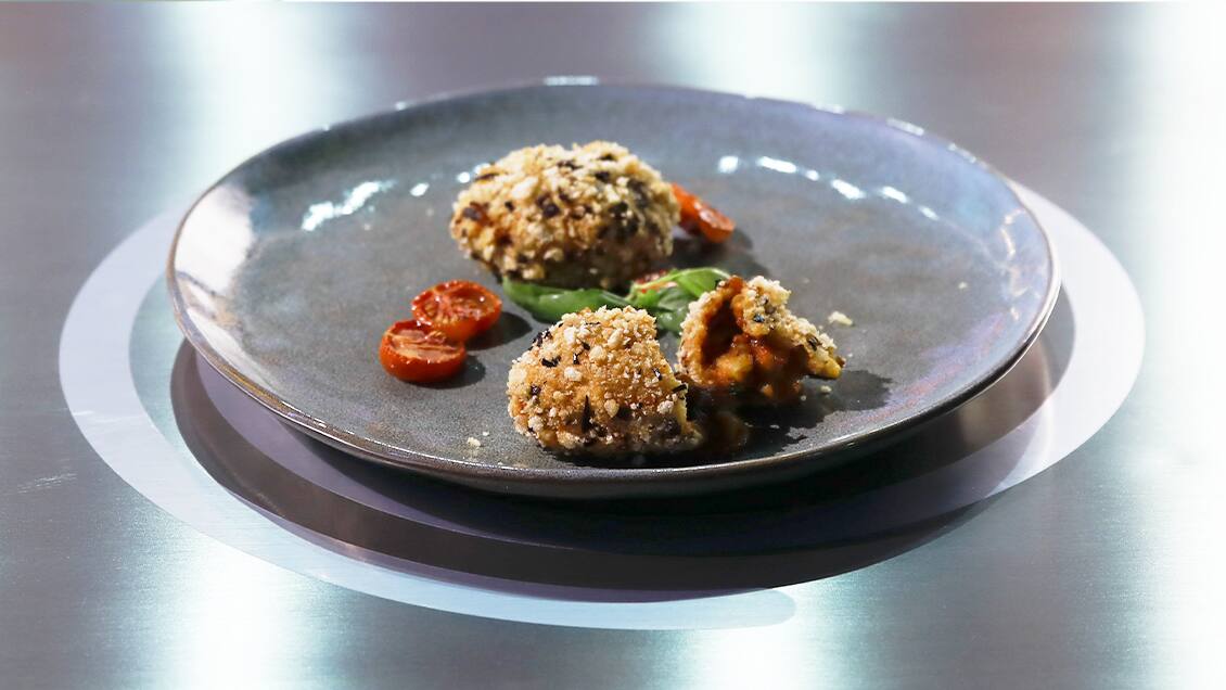 Masterchef: "Supplì di melanzana e scamorza affumicata" di Bubu | Sky