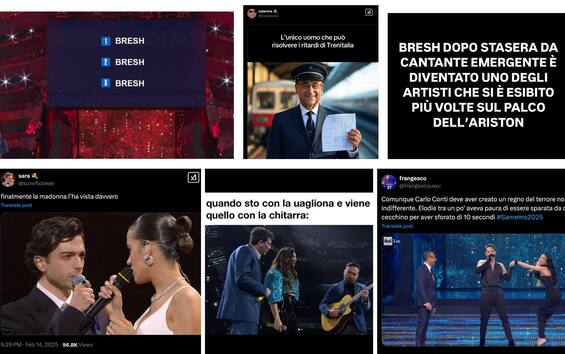 Sanremo 2025, i meme più divertenti sulla quarta serata del Festival ...