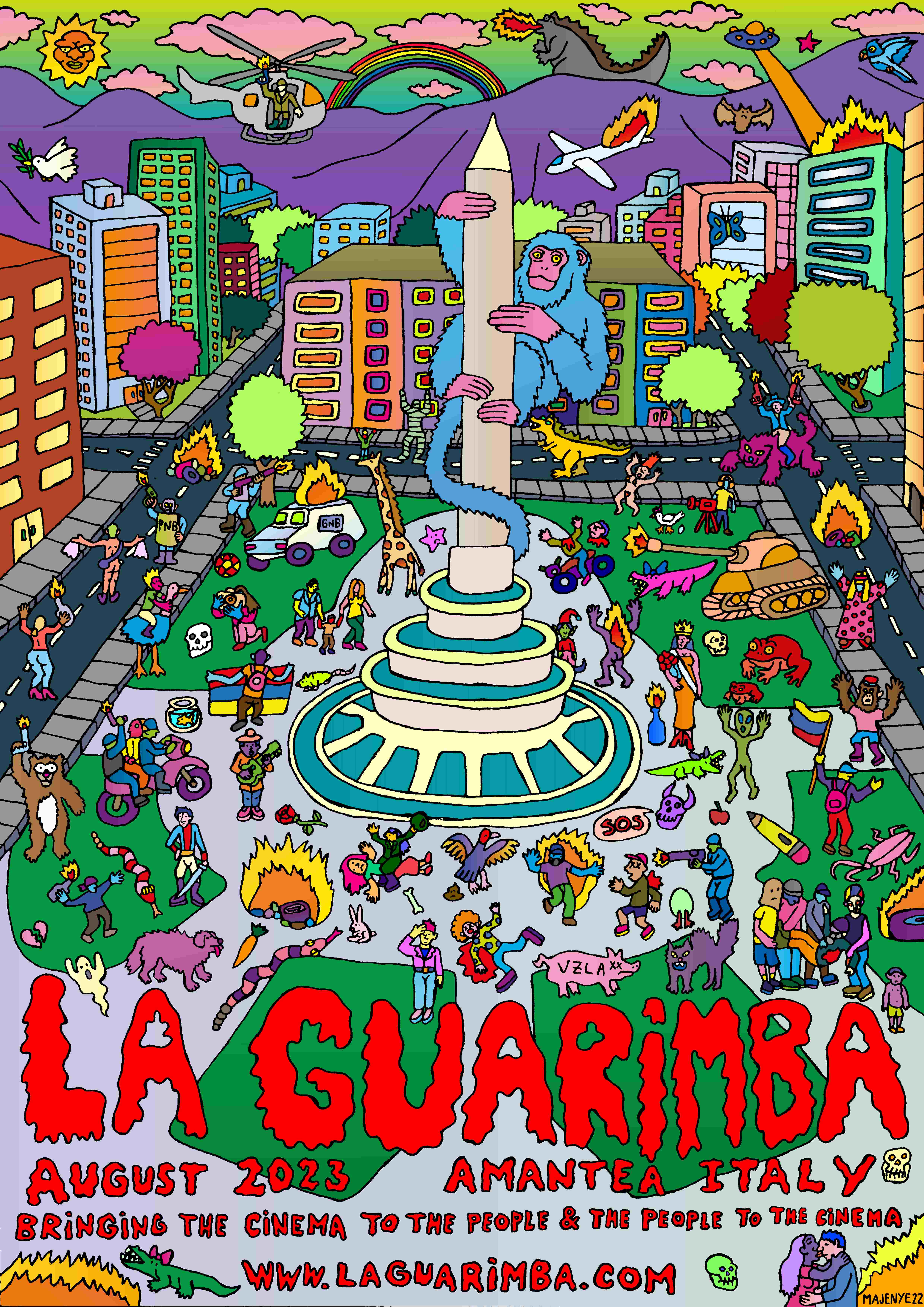 Le locandine d'autore per il festival di cinema La Guarimba | Sky Arte