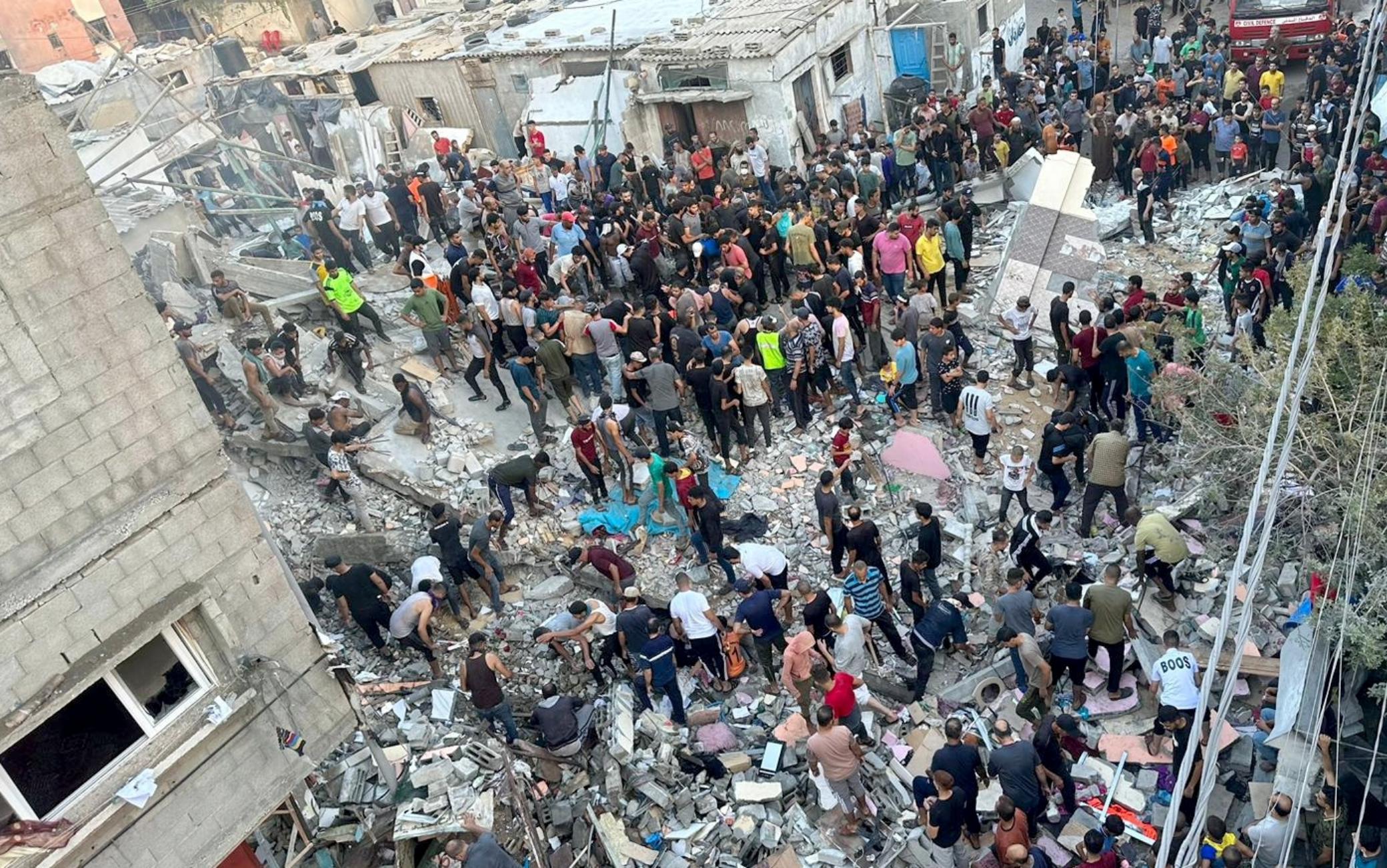 Guerra Israele-Hamas, la distruzione a Gaza tra palazzi crollati e strade devastate. FOTO | Sky TG24