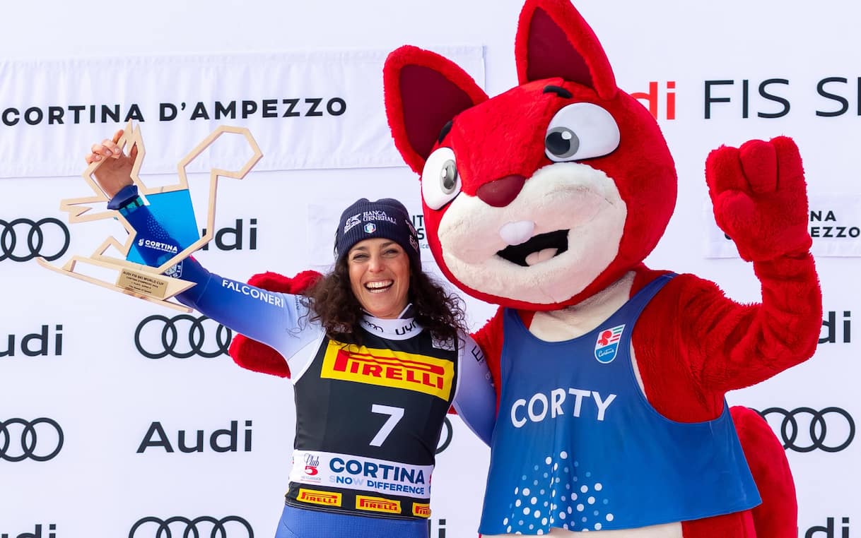 Super G Cortina, trionfa Brignone: Curtoni 4^, Goggia 7^. Scivola ...