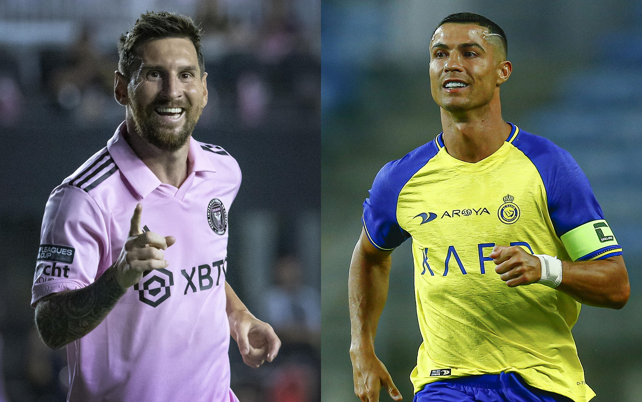 Messi Cristiano Ronaldo sfida a distanza: gol e numeri con Inter Miami ...