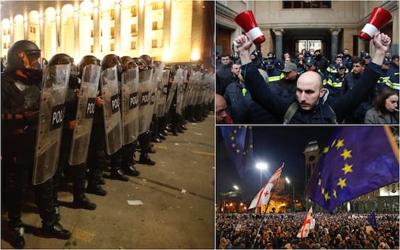 Georgia, proteste contro legge “agenti stranieri”: la polizia usa ...