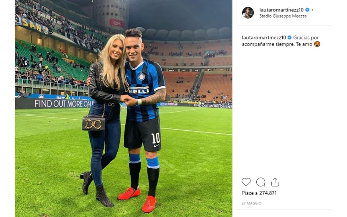 Lautaro Martinez diventa papà: Agustina Gandolfo dà alla luce la figlia ...
