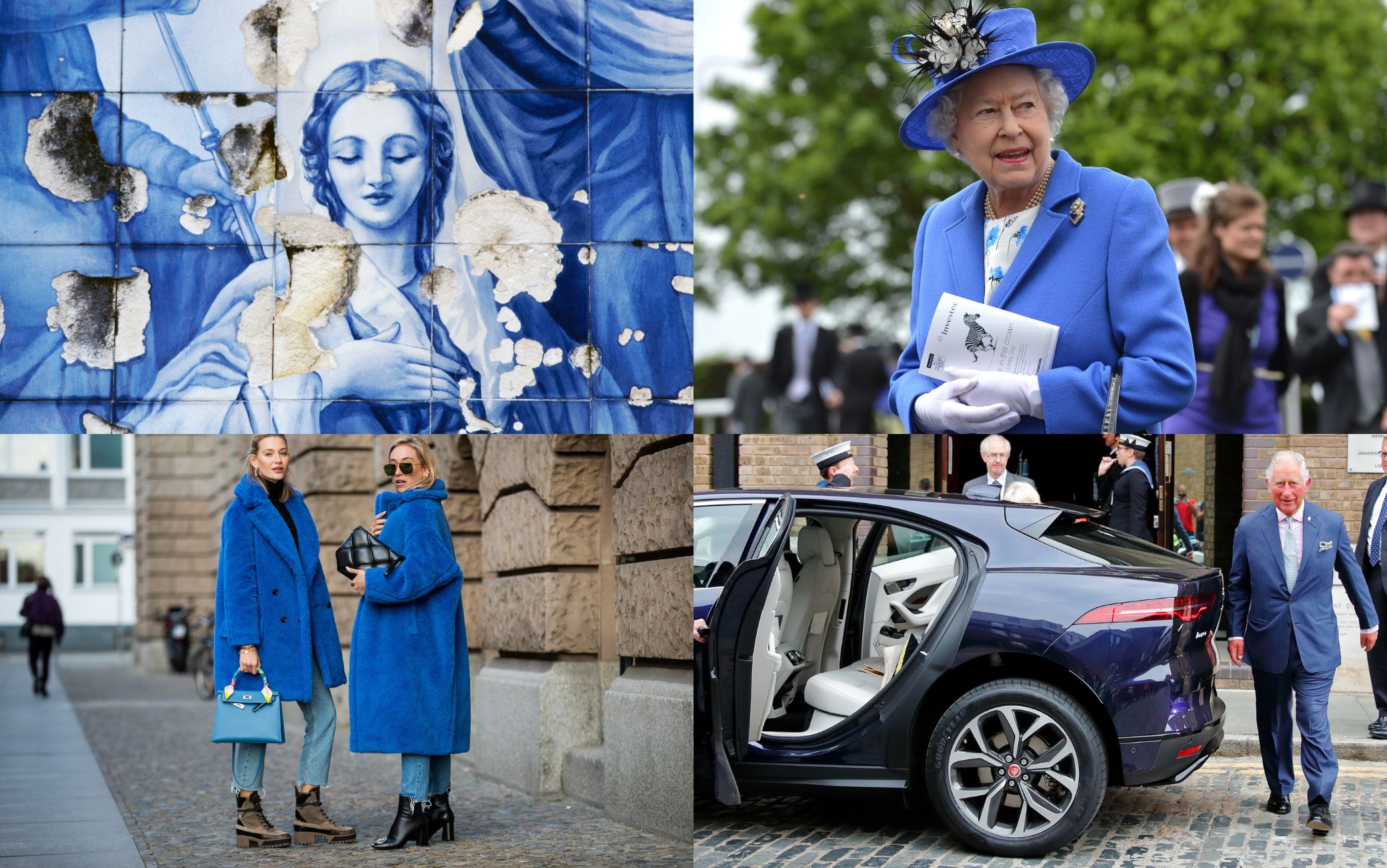 Blu Estoril o blu Cina? Qual è la differenza tra i due colori. FOTO
