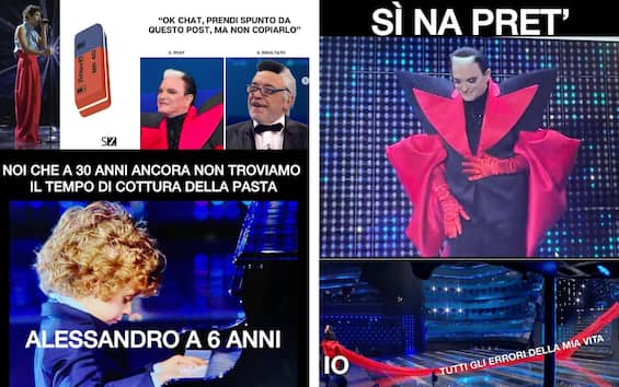 Sanremo 2025, i meme più divertenti sulla seconda serata del Festival ...