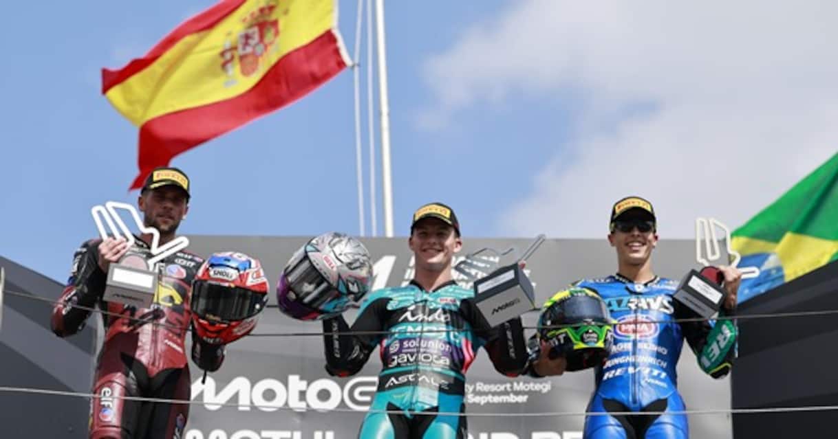 Moto2, GP Giappone: trionfo di Holgado a Motegi, 6° Arbolino. Caduto Vietti. HIGHLIGHTS della ...