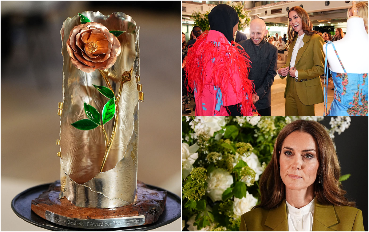 Kate Middleton in Victoria Beckham ai Queen Elizabeth Award per il ...