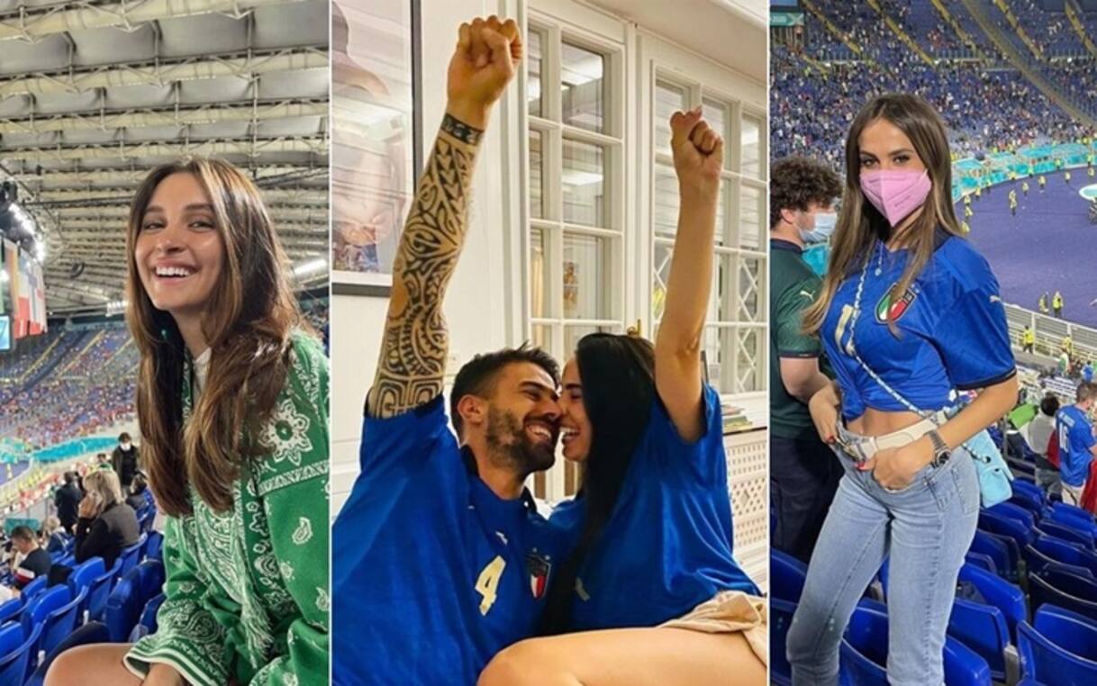 Italia-Inghilterra, le wags della finale degli Europei | Sky Sport