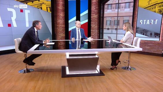 Lucio Malan (FdI) e Francesco Boccia (PD) ospiti di Start | Video Sky TG24