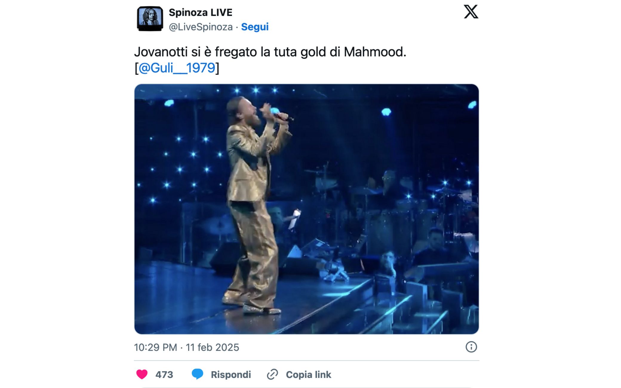 Sanremo 2025, i meme più divertenti sulla prima serata del Festival ...