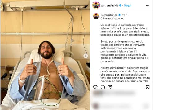 Davide Patron, arresto cardiaco per la star di Tik Tok sul treno ...