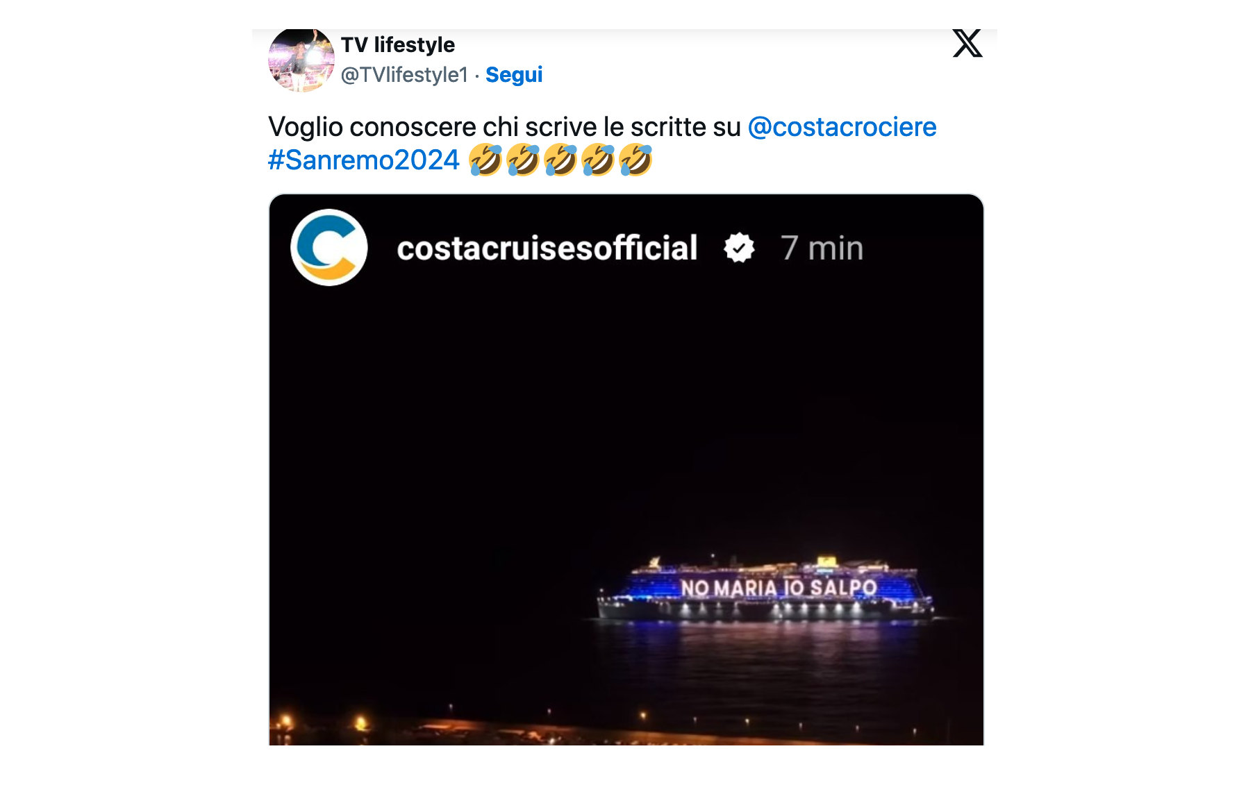Sanremo 2024, i meme più divertenti sulla finale del Festival. FOTO ...