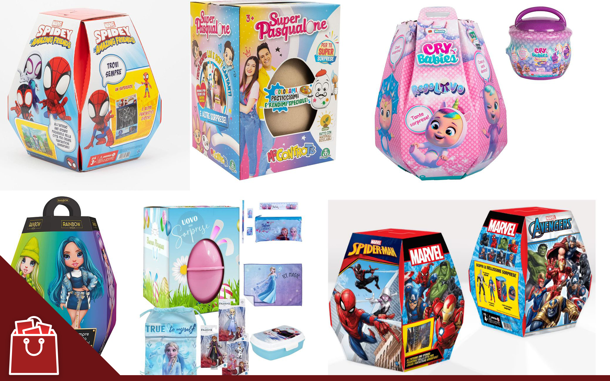 Uova di Pasqua giocattolo, le 15 più belle del 2023, dal Pasqualone all ...