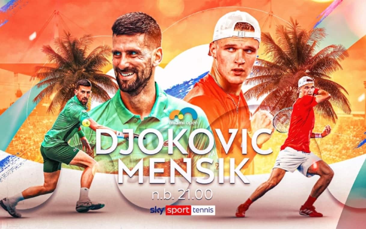 Djokovic-Mensik all'Atp Miami 2025, dove vedere la finale in tv e ...
