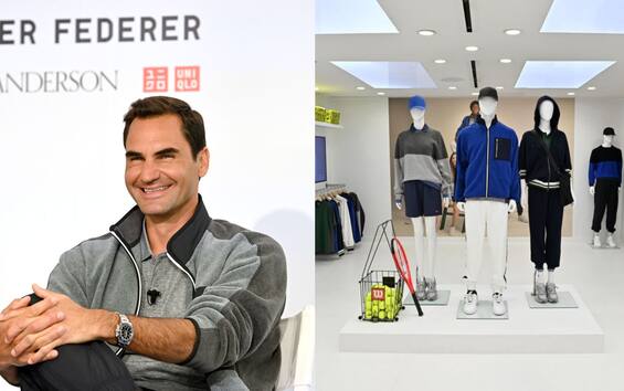 Moda, Roger Federer a New York per la capsule Uniqlo firmata con ...