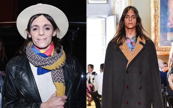 Lucio Corsi, sui social virali le foto di quando era modello per Gucci ...