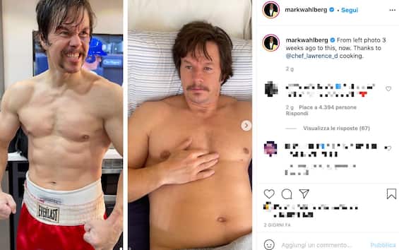 Mark Wahlberg ha 10 kg in più: l'attore ha trasformato il suo fisico ...