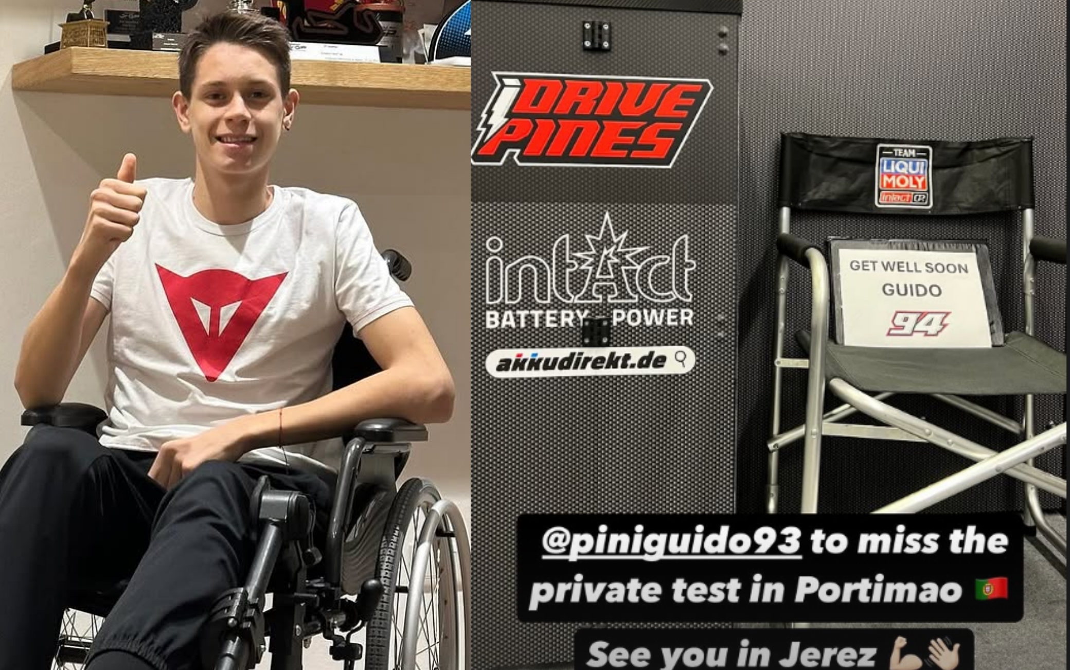 Moto3: Guido Pini salta i test privati di Portimao, tornerà per quelli ...