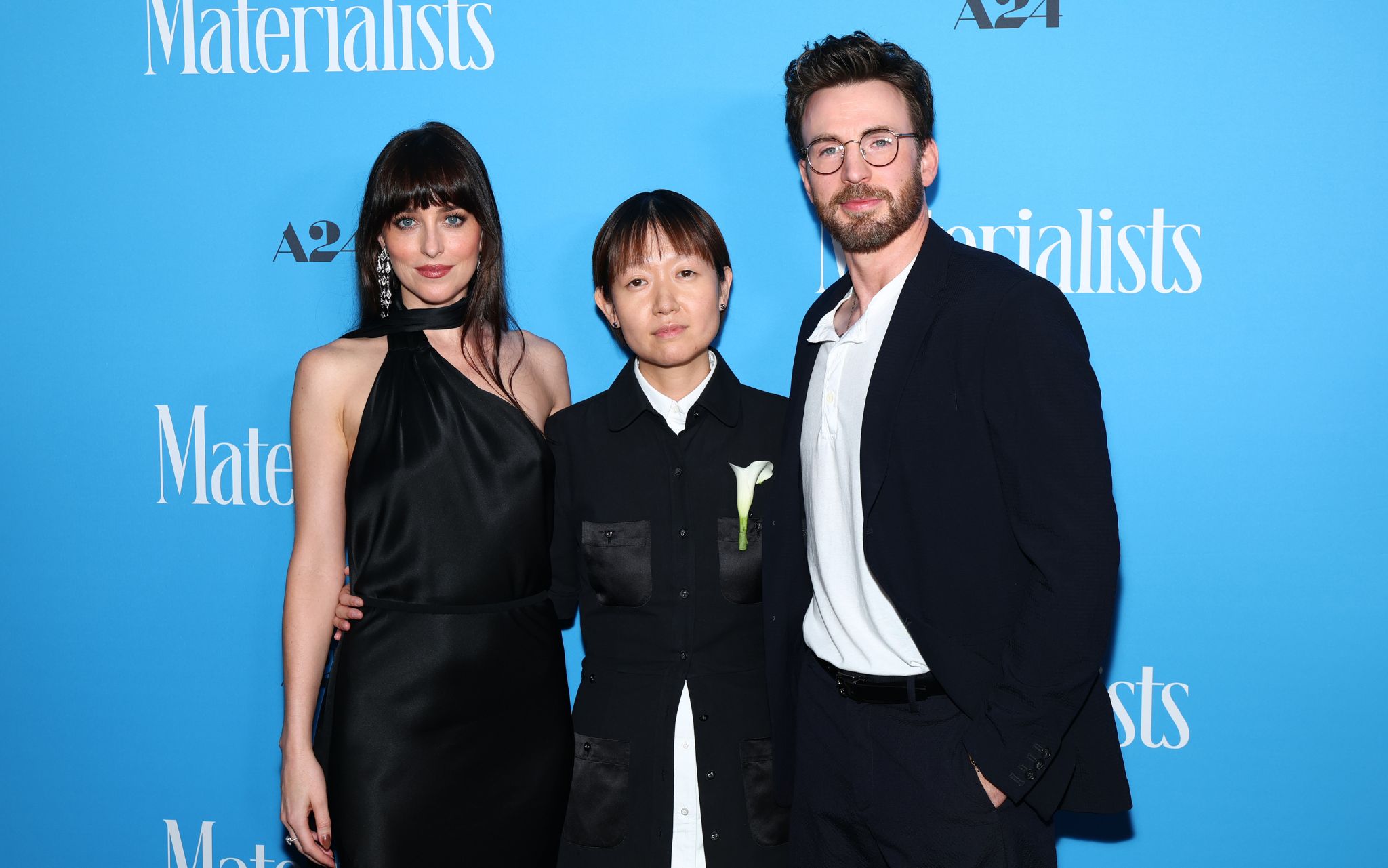 Materialists, Dakota Johnson e Chris Evans alla première del film a New ...