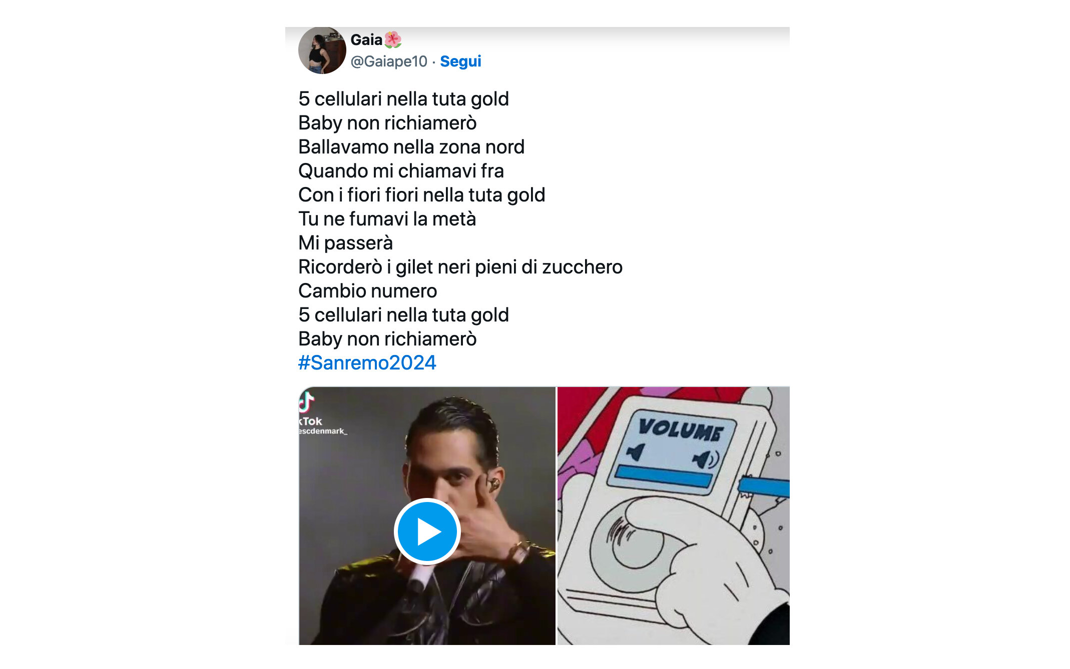 Sanremo 2024, i meme più divertenti sulla finale del Festival. FOTO ...