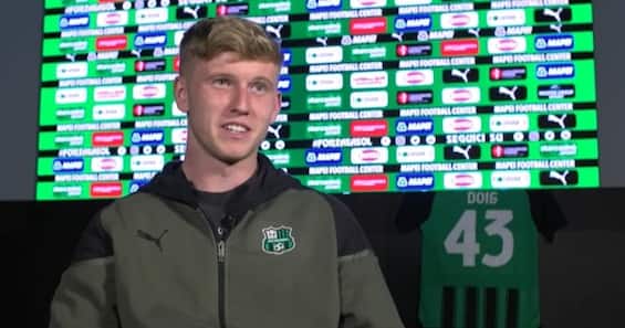 Calciomercato, Doig si presenta al Sassuolo: 'Sono sicuro che ci ...
