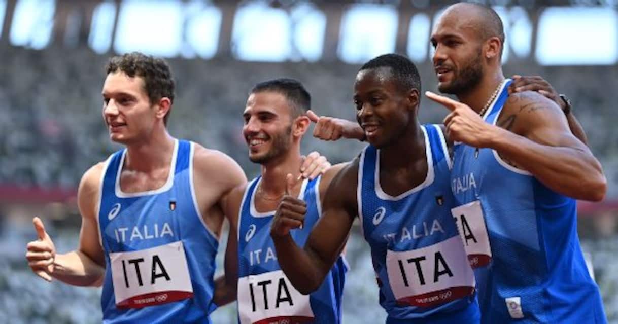 Olimpiadi, staffetta 4x100 maschile in finale con record italiano | Sky ...