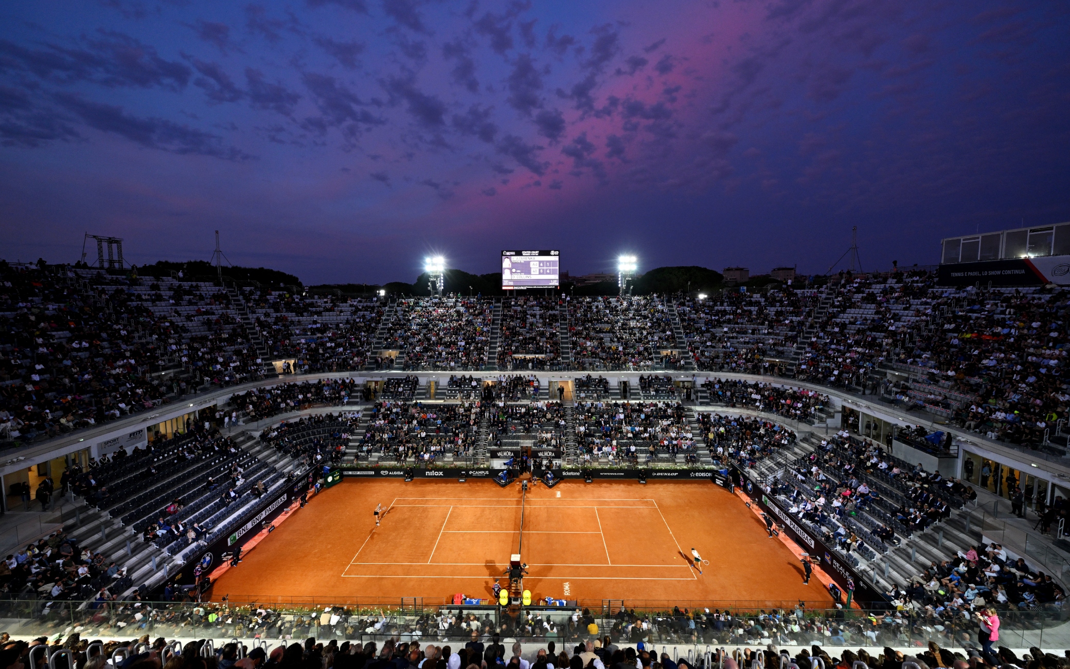 Internazionali Tennis d'Italia, i campi in terra rossa di Roma | Sky Sport