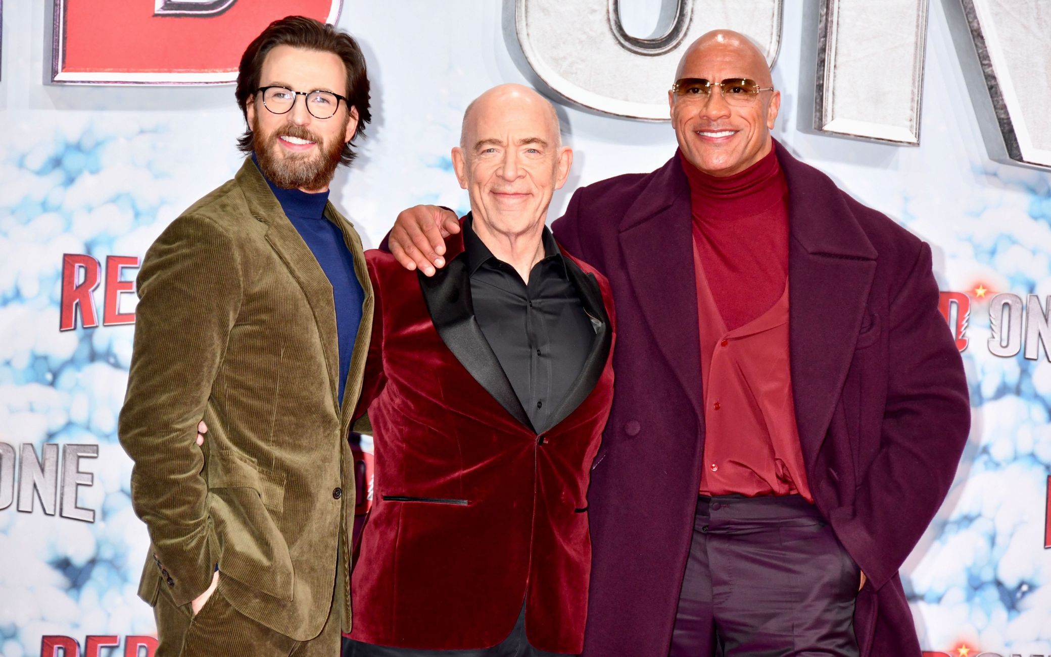 Red One, Chris Evans e il cast del film alla première mondiale a ...