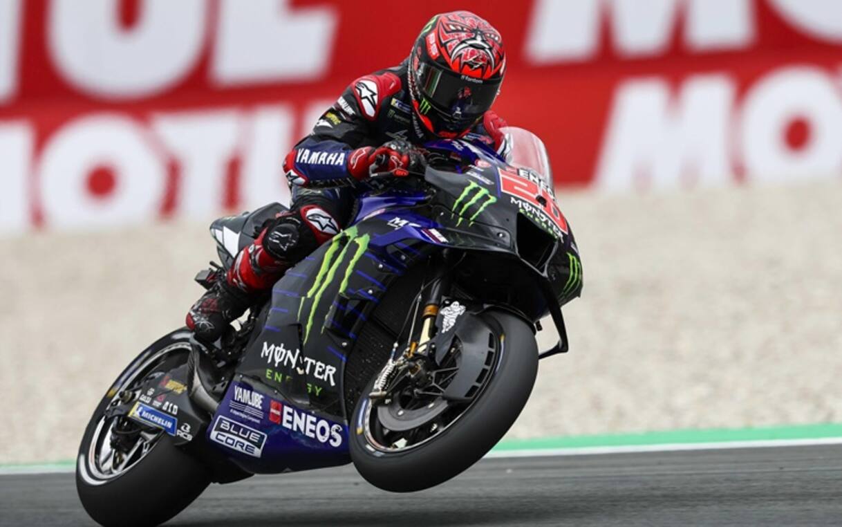 MotoGP GP Austria, i risultati del warm up: 1° Quartararo, 11° Bagnaia ...