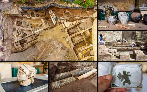 Roma, ritrovato il teatro di Nerone a Palazzo della Rovere. FOTO | Sky TG24