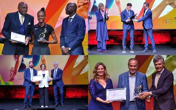 Premio Fair Play Menarini a Javier Zanetti e Larissa Iapichino. Ospite ...