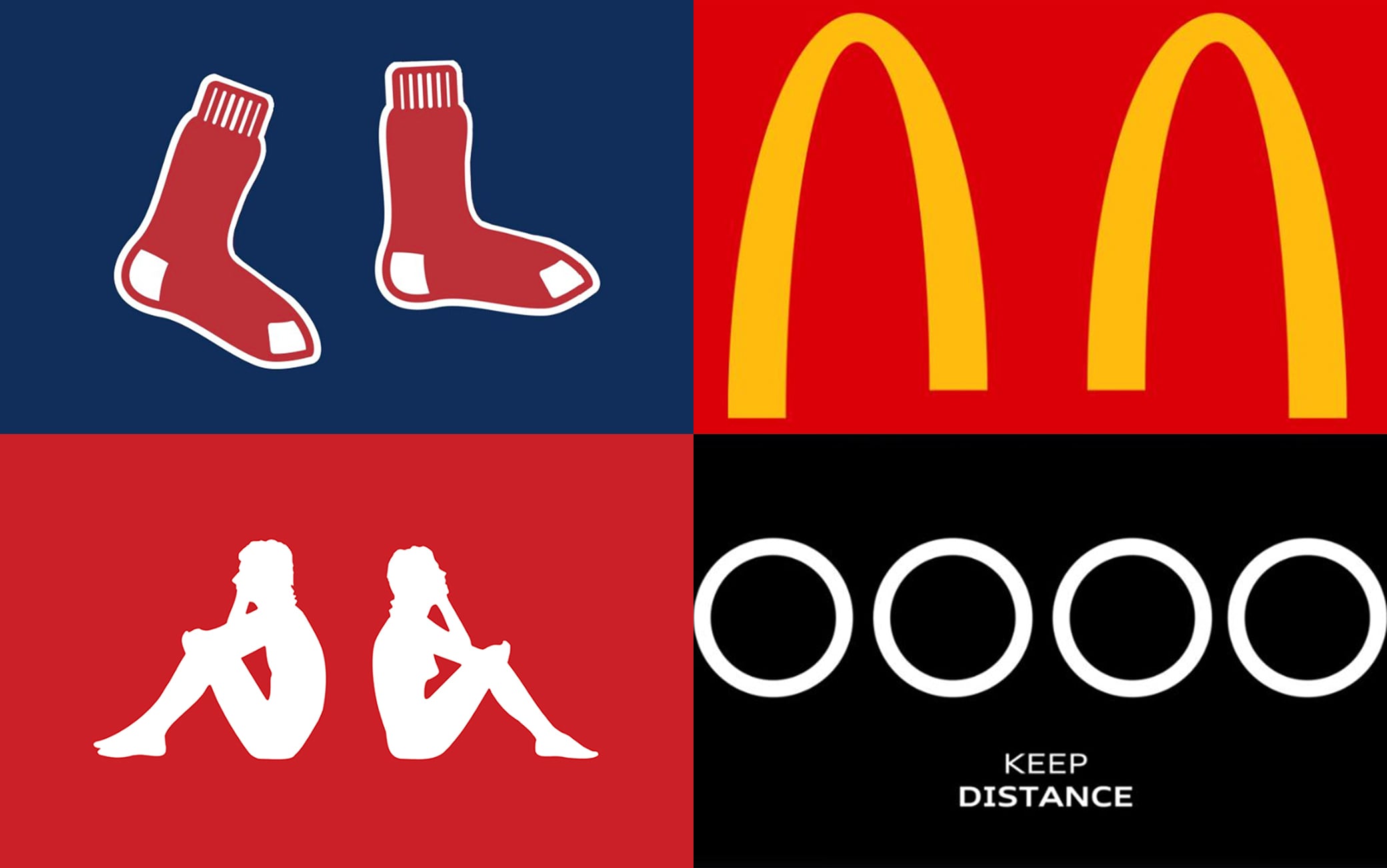 Coronavirus, il distanziamento sociale arriva anche nei loghi aziendali ...