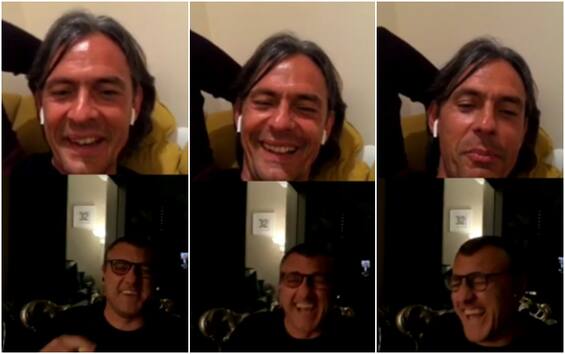 Inzaghi a Vieri: 'Quel gol al Messico era buono. Ma il guardalinee ...