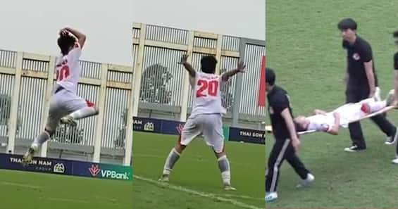 Vietnam, giocatore esulta come Cristiano Ronaldo e si infortuna. Video ...