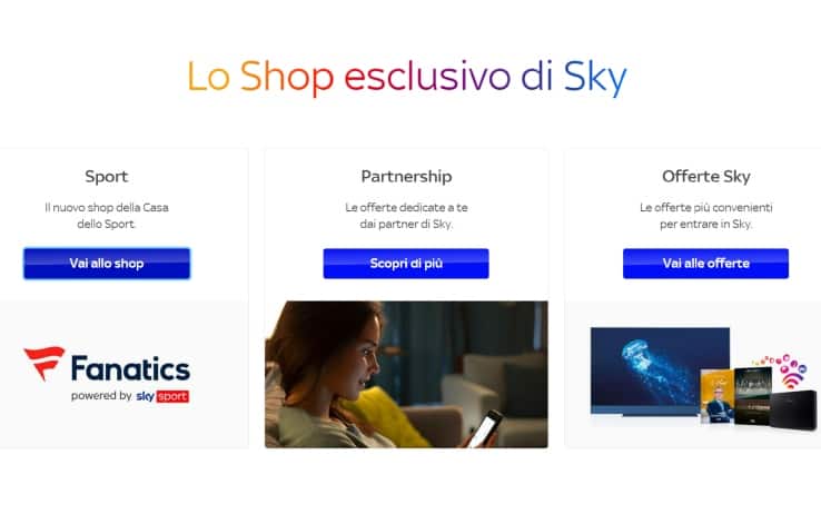 Sky Sport Shop, il negozio online di articoli sportivi ufficiali | Sky Sport